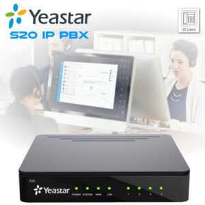 Yeastar S20 IP PBX Kenya - 20 Users - 4 FXO - CDR & Call Recording