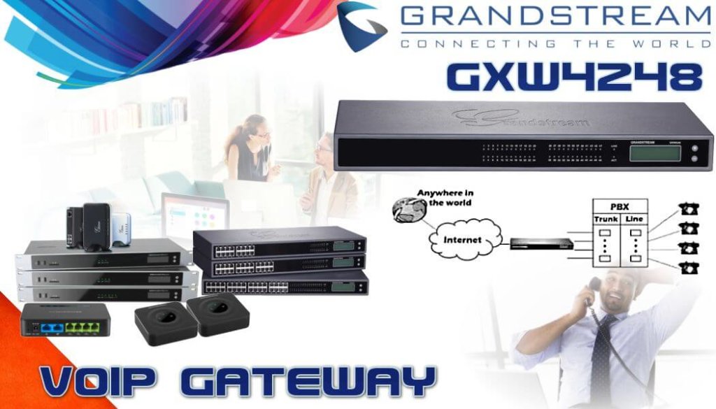 Grandstream GXW4248 Analog / VoIP FXS Gateway with 48 Ports